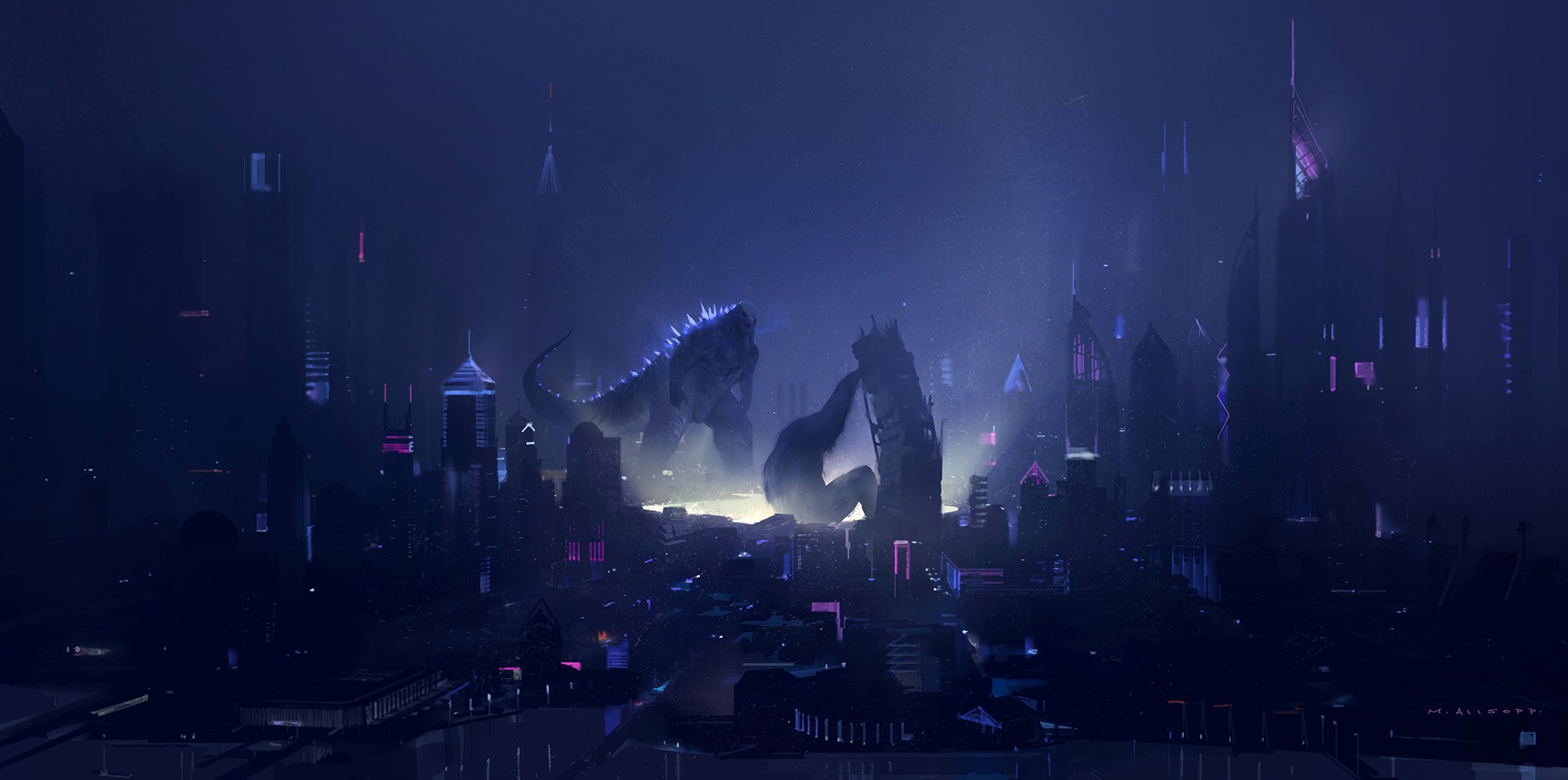 Stunning New Godzilla vs. Kong Concept Art Discovered