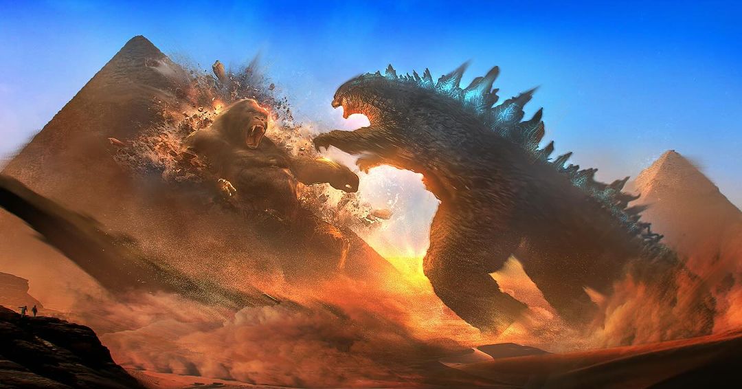 Official Godzilla x Kong (2024) movie concept art by Raj Rihal!