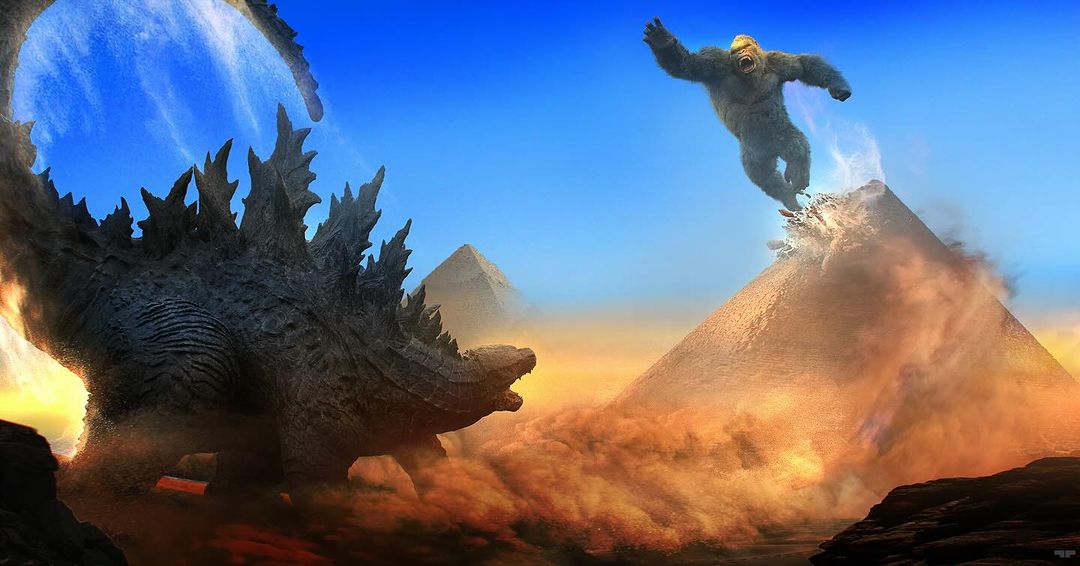 Official Godzilla x Kong (2024) movie concept art by Raj Rihal!