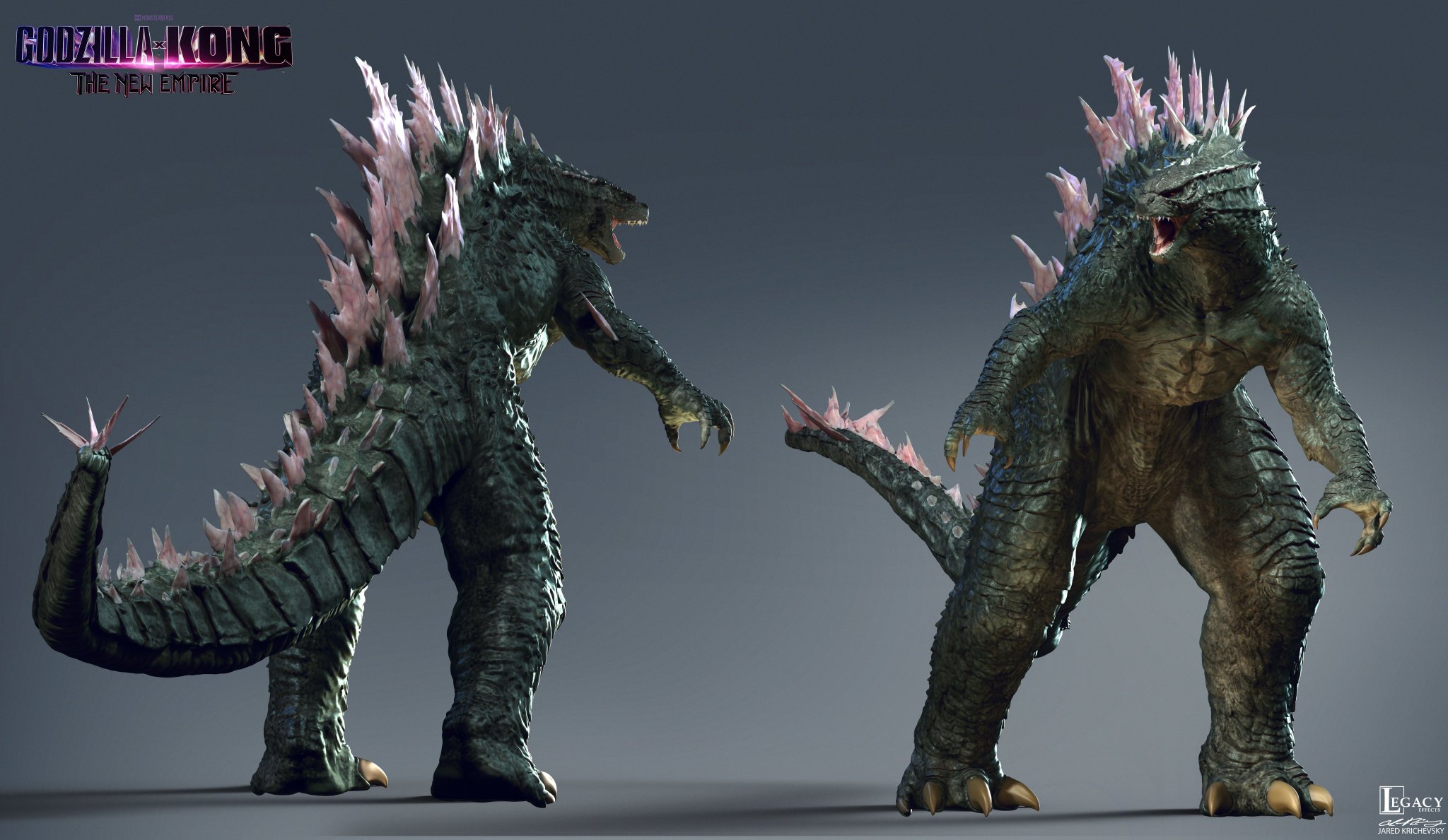 Official Godzilla x Kong (2024) Hollow Earth Creatures & Monsters concept art unveiled!