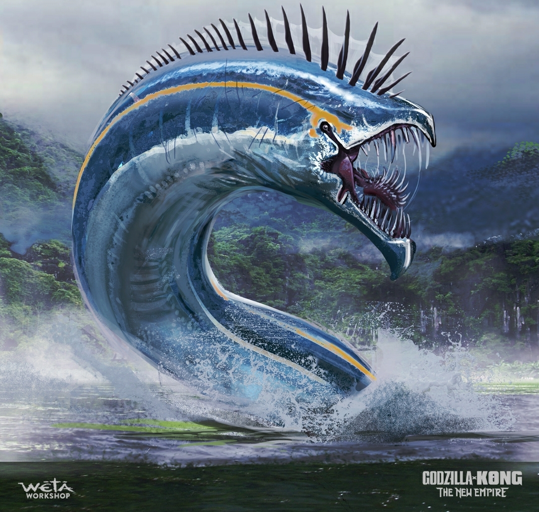 Official Godzilla x Kong (2024) Hollow Earth Creatures & Monsters concept art unveiled!