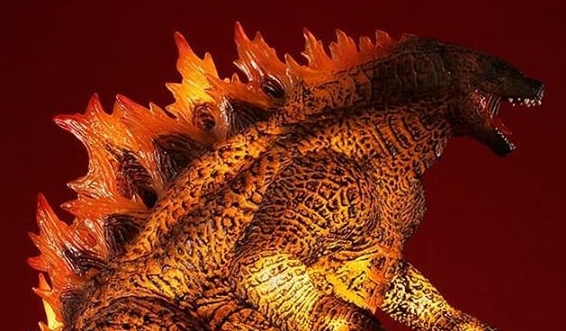 New light-up / roaring Burning Godzilla 2019 statue revealed!