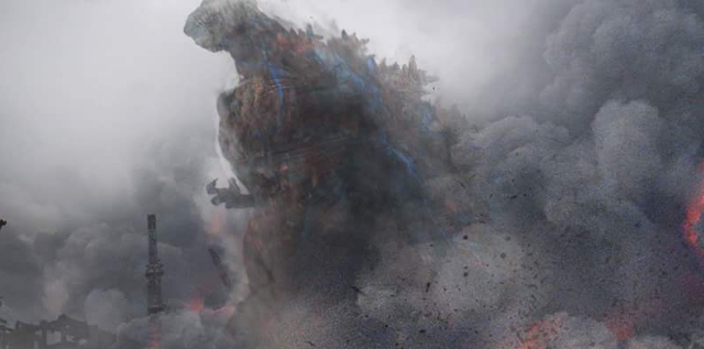 Shin Godzilla concept art depicts the aftermath of Gojira's resurgence ...