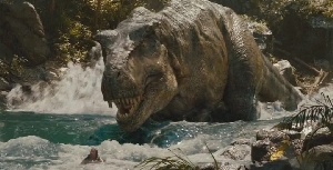 A closer look at the Distortus Rex (D-Rex) (Jurassic World: Rebirth Images)