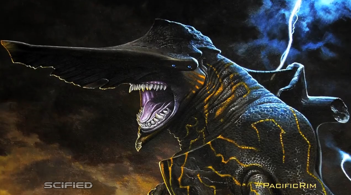 Pacific Rim Kaiju Drawings