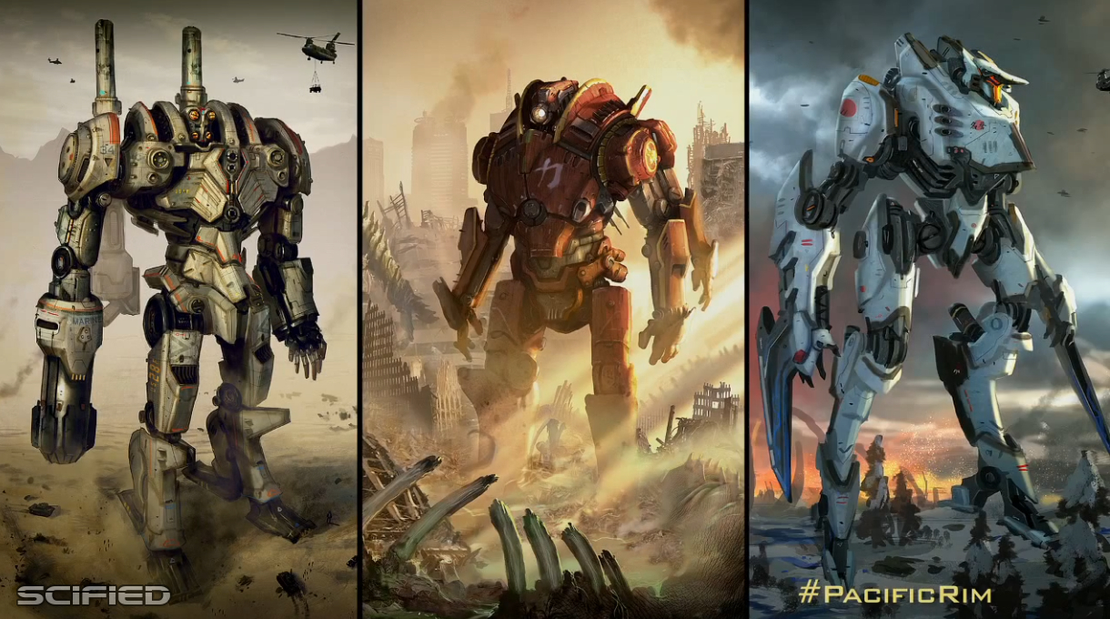 Pacific Rim: Robot Concepts Featurette (Pacific Rim Trailer Screen Caps ...