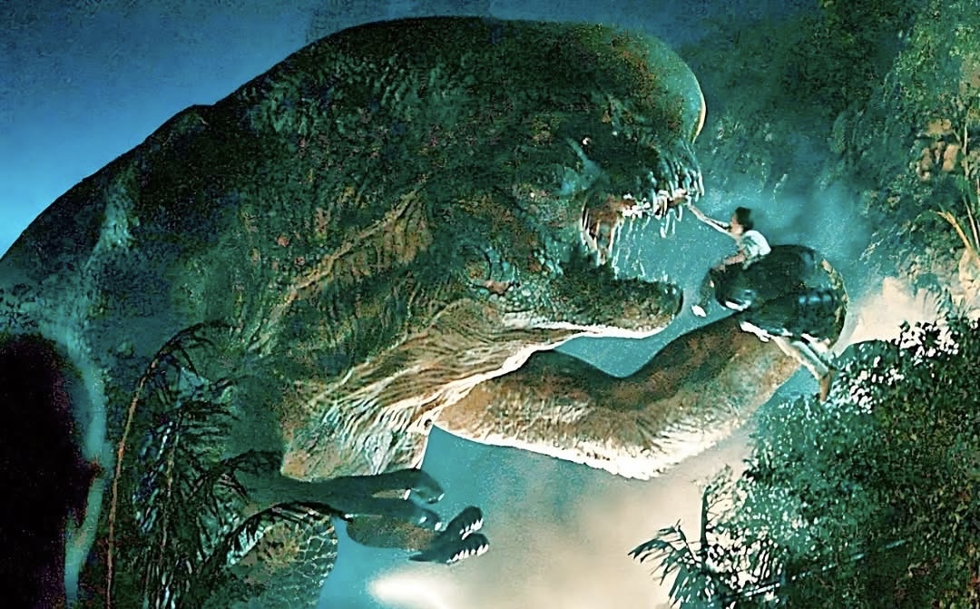 D-Rex eating (Jurassic World: Rebirth Images)