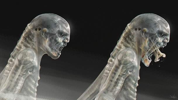 Early Offspring Alien concept art (Alien: Romulus Concept Art Images)
