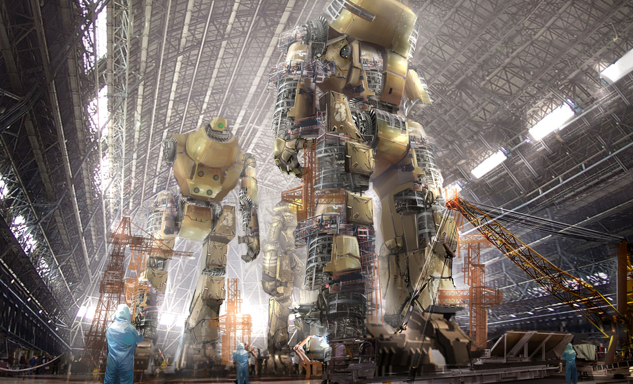Inside the Jaeger Factory (Pacific Rim Concept Artwork Image Gallery)