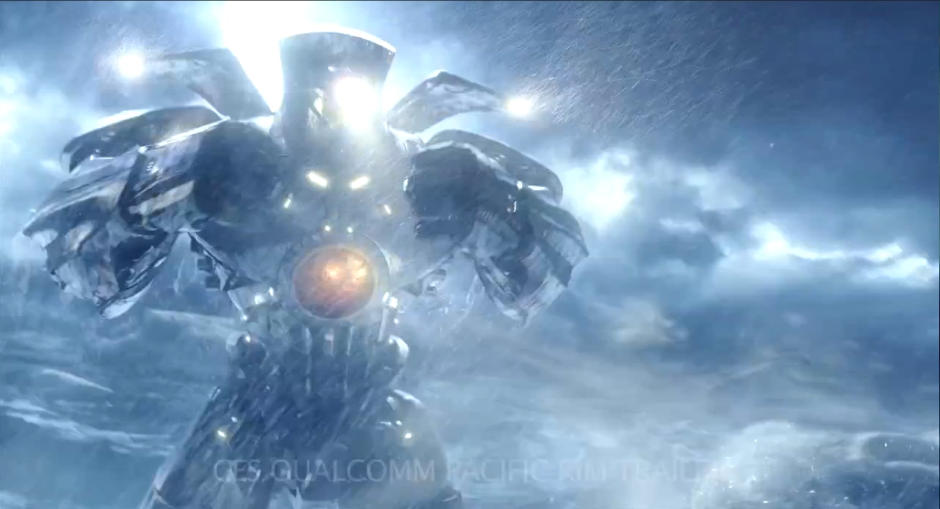 Gipsy Danger Preparing Hammer Fist (Pacific Rim Trailer Screen Caps ...