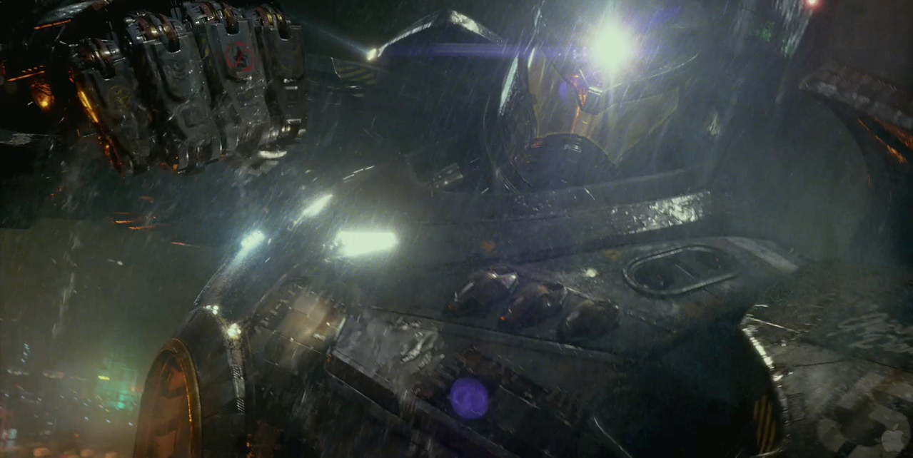 Gipsy Danger Prepares a Rocket Punch (Pacific Rim Trailer Screen Caps ...