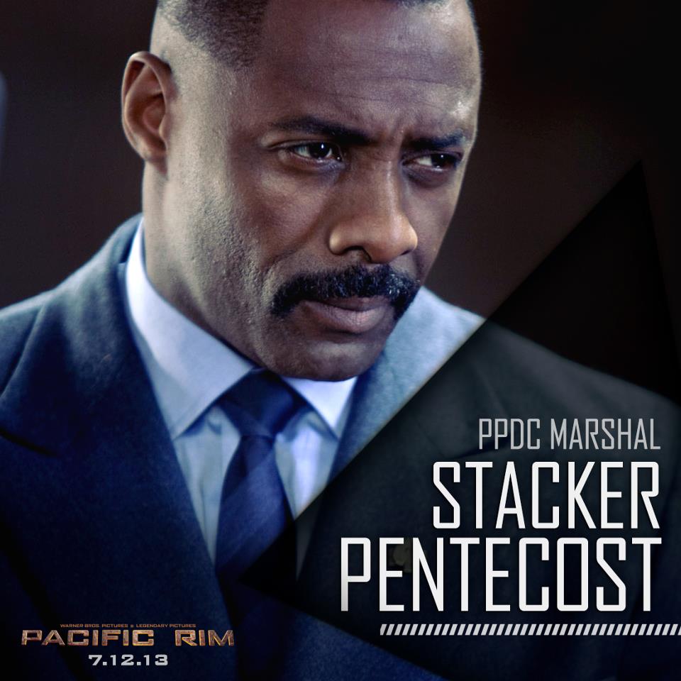Idris Elba is PPDC Marshal Stacker Pentecost. (Pacific Rim Posters Images)