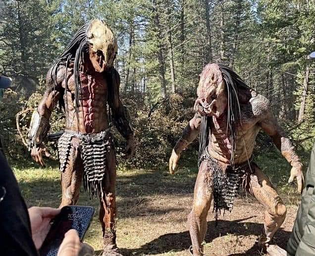 Prey movie set - Predator suits (Prey Images)