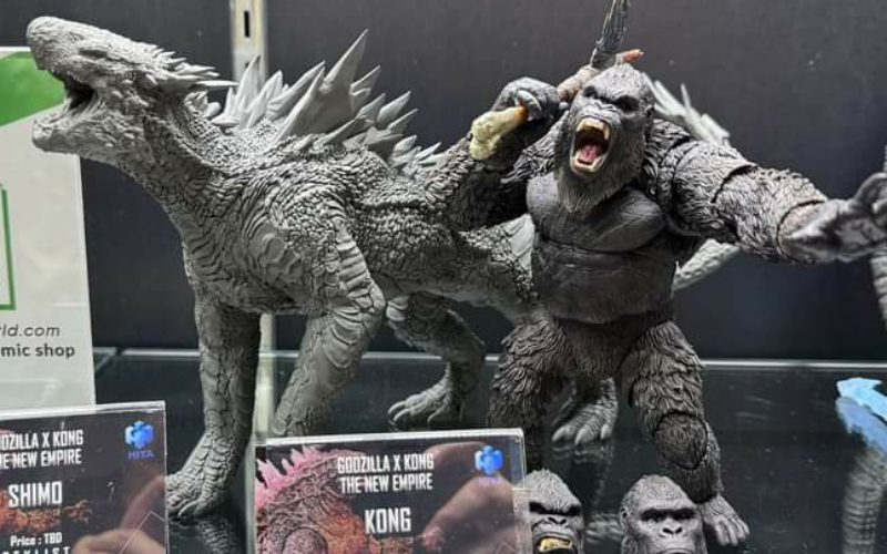 Hiya Toys tease Godzilla x Kong Shimo and Kong figures from SDCC 2024 ...