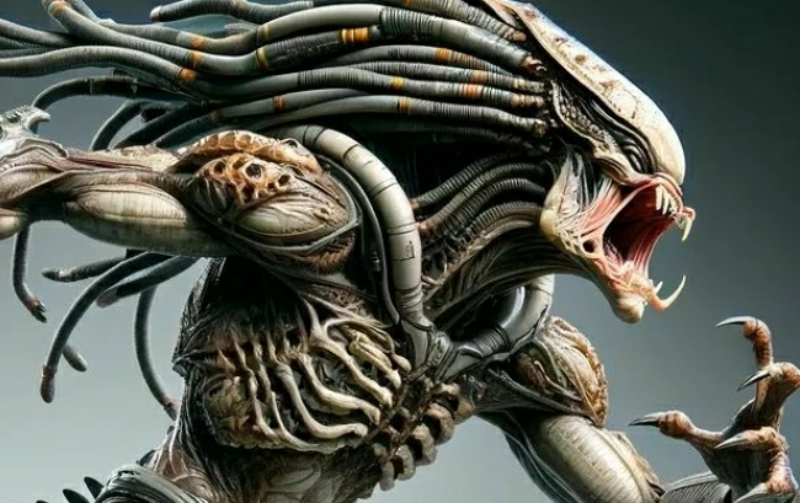 Wild Predalien digital 3D fan art - AvP Fan Art & Fiction Forum