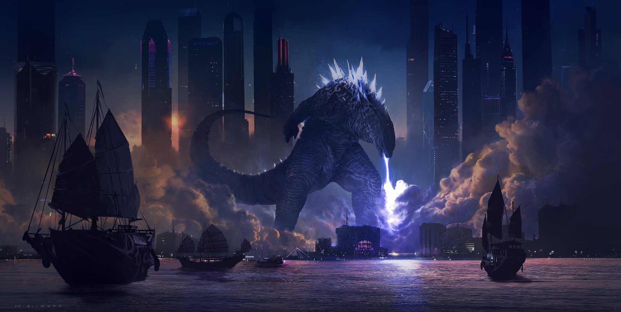 Stunning New Godzilla vs. Kong Concept Art Discovered
