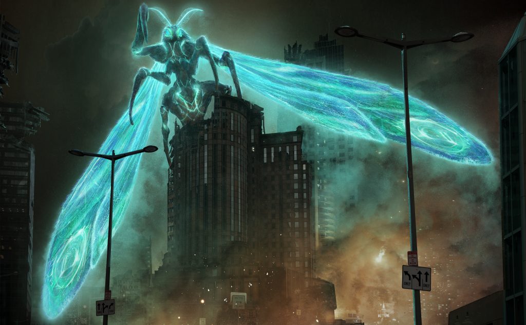 MPC release Godzilla 2: King of the Monsters Mothra concept artwork!