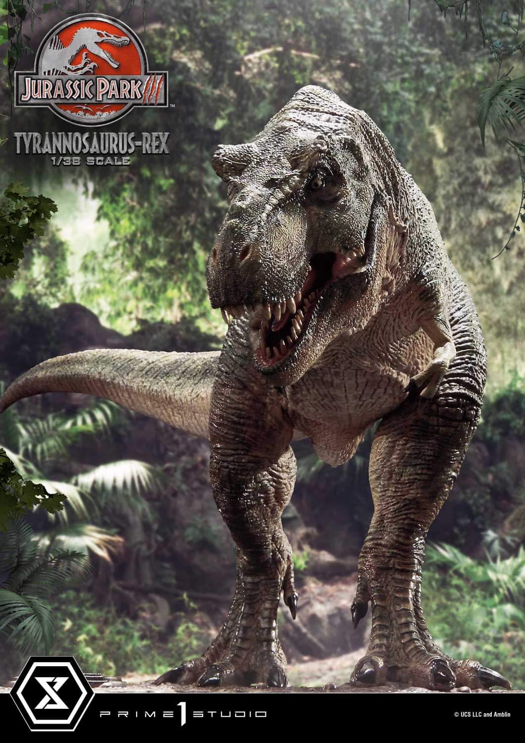 Prime 1 Studio unveil their Jurassic Park 3 Tyrannosaurus Rex statue ...