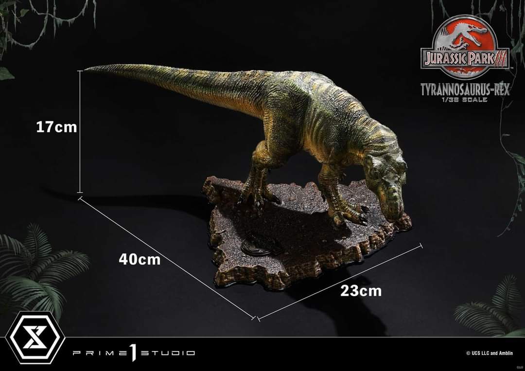 Prime 1 Studio unveil their Jurassic Park 3 Tyrannosaurus Rex statue ...