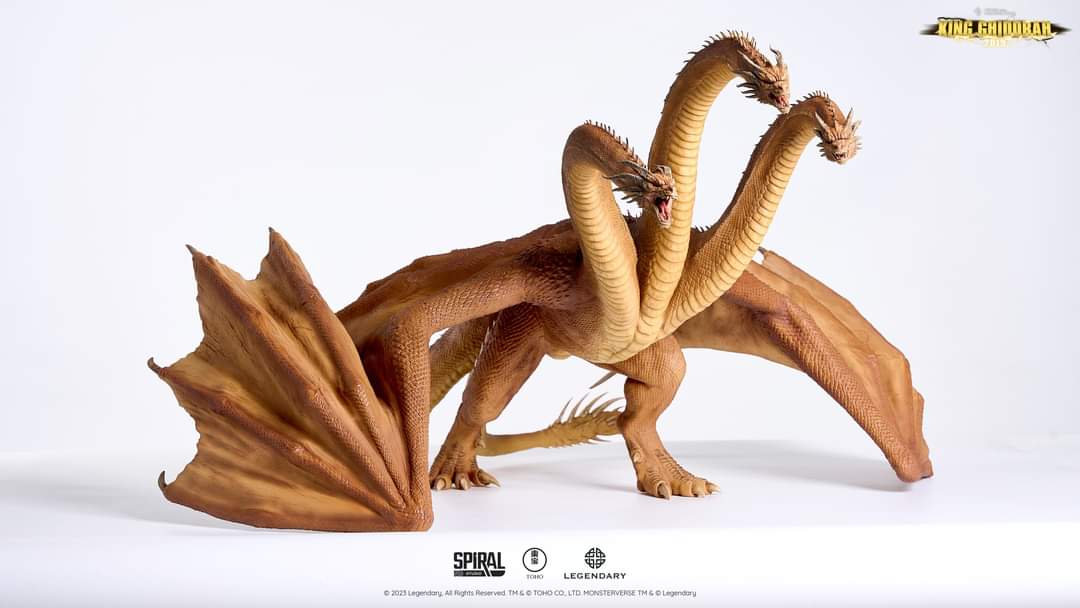 Spiral Studio unveil new Monsterverse Ghidorah (2019) statue!
