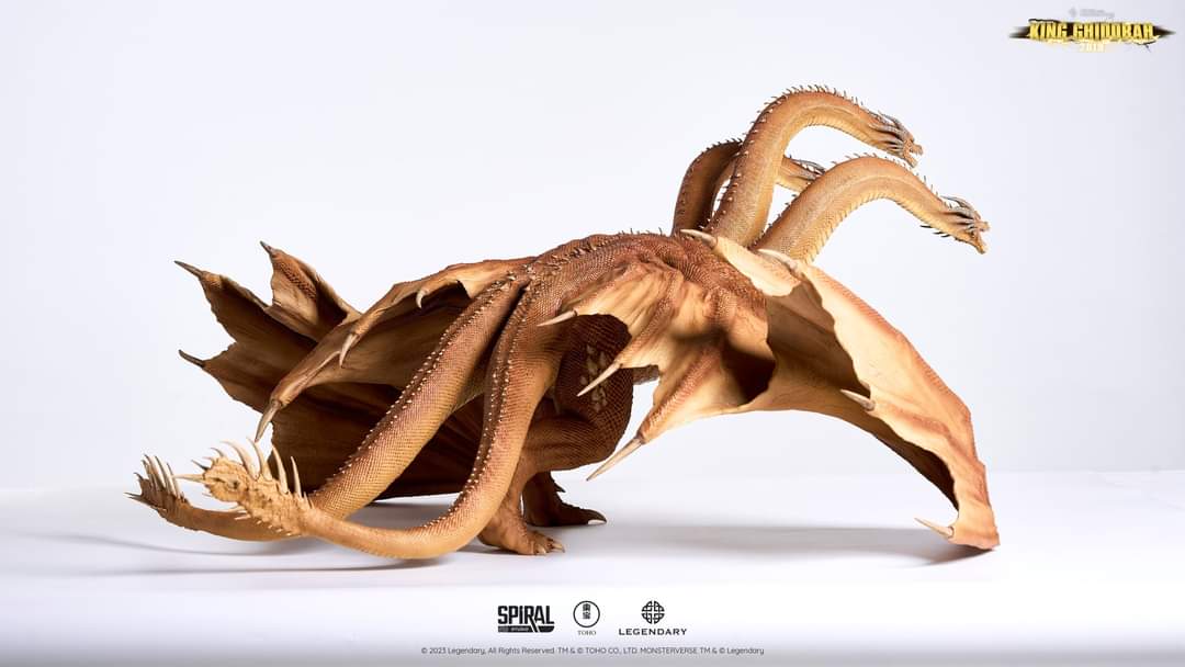 Spiral Studio unveil new Monsterverse Ghidorah (2019) statue!