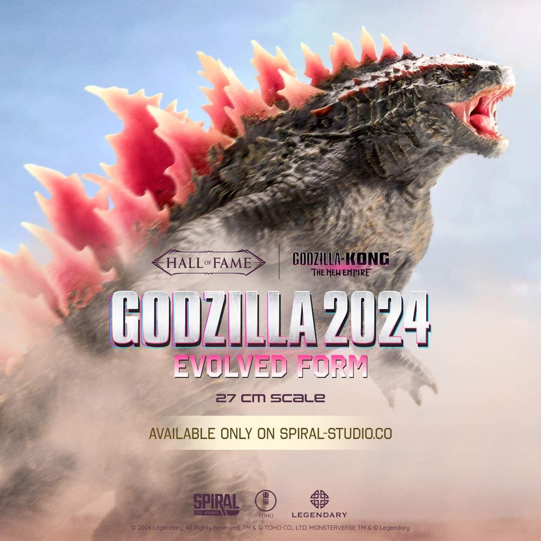 Spiral Studio Godzilla Evolved 2024 statue images, price and release date!