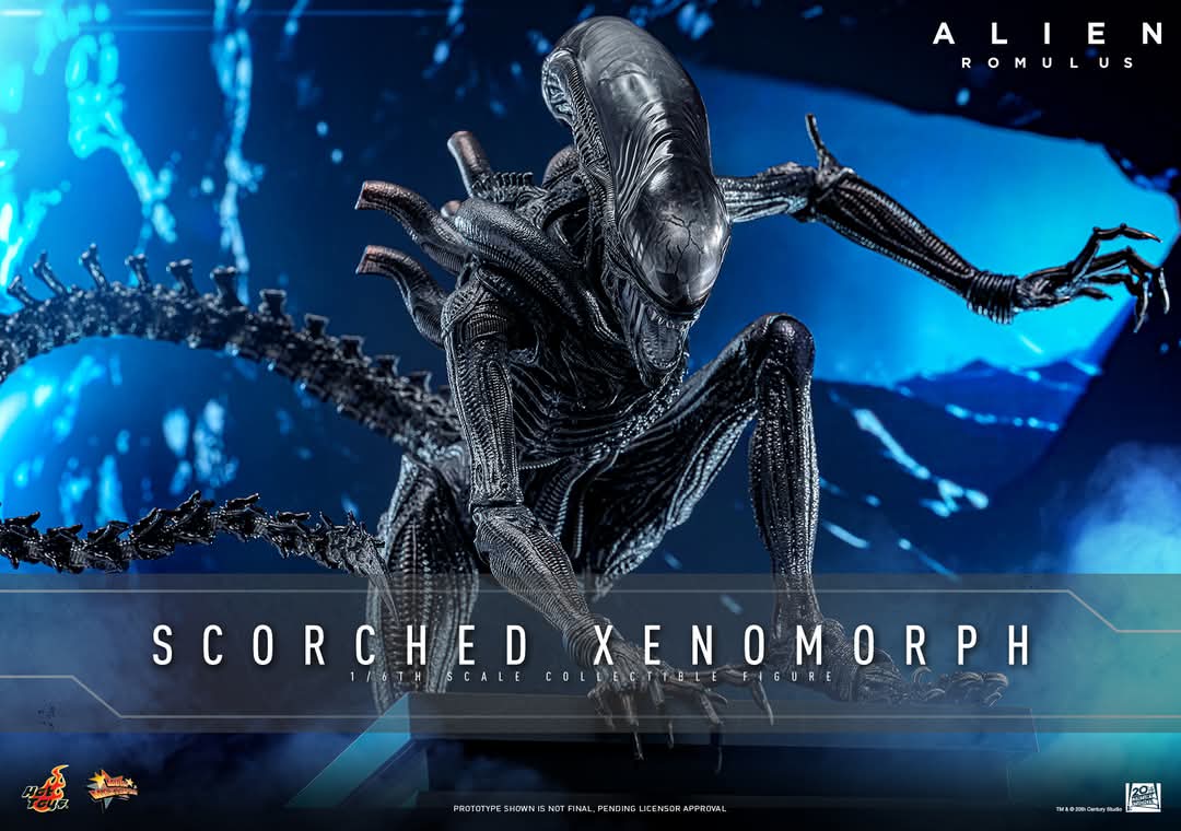 Hot Toys Alien: Romulus Scorched Xenomorph collectible figure images ...