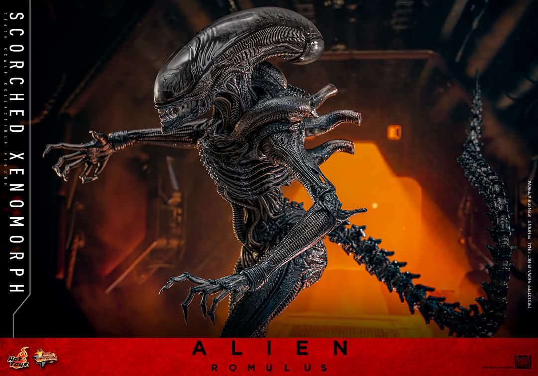 Hot Toys Alien: Romulus Scorched Xenomorph collectible figure images ...