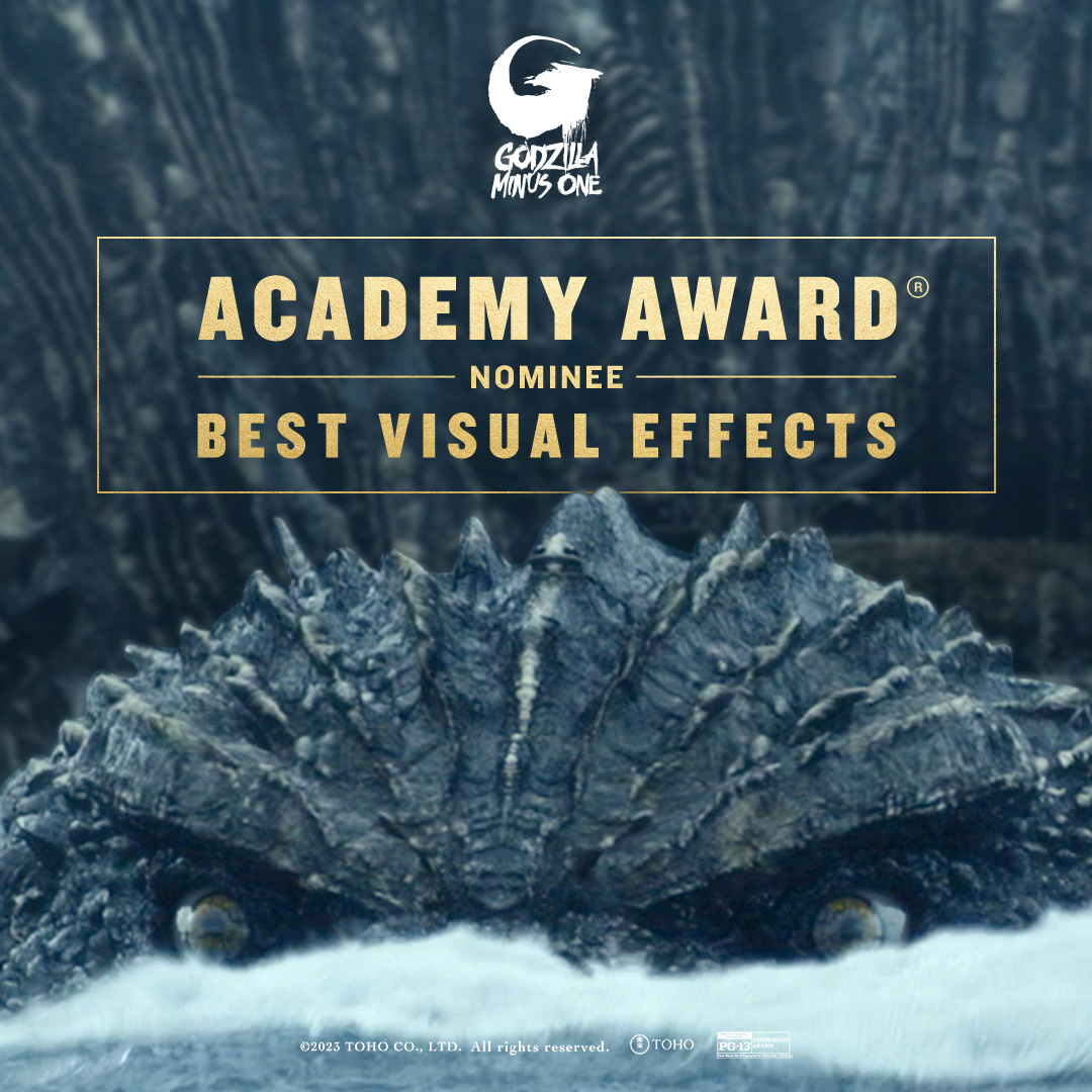 Godzilla Minus One Nominated for Best Visual Effects Oscar!
