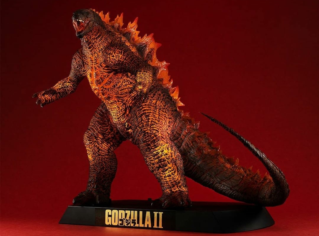 New light-up / roaring Burning Godzilla 2019 statue revealed!