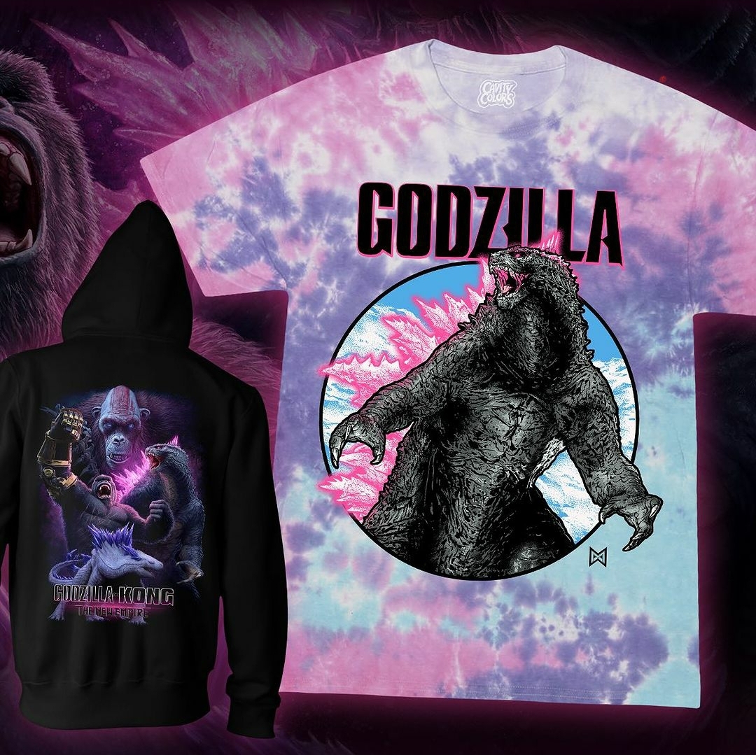 Cavitycolors unveil Godzilla x Kong apparel featuring artwork of Skar ...