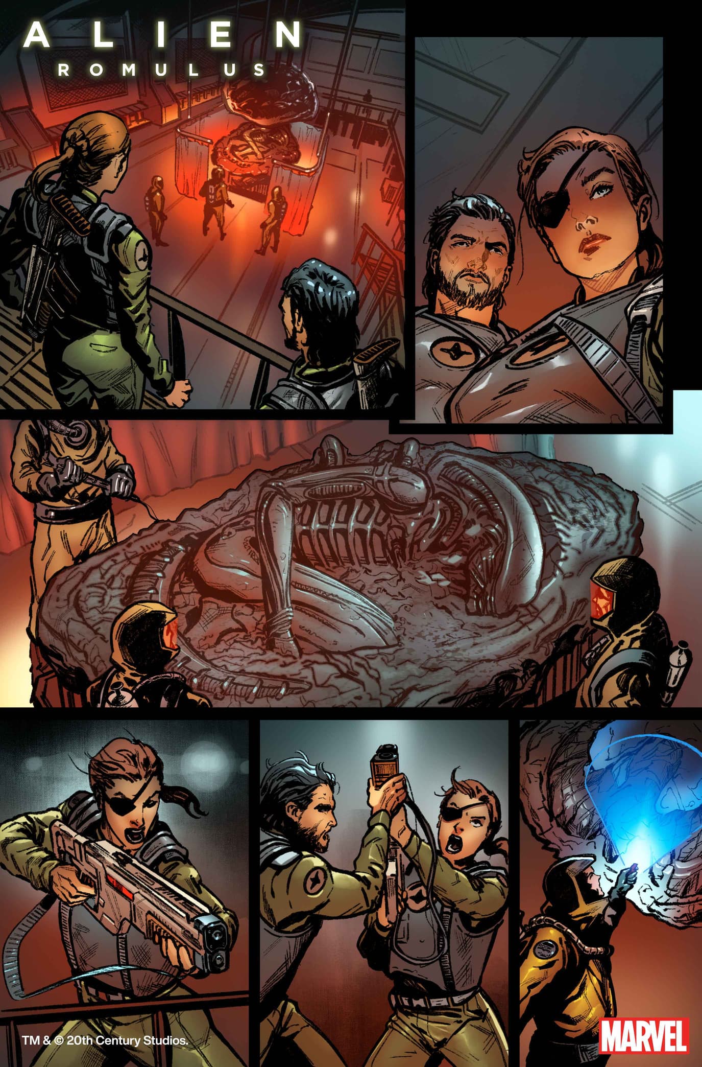 Alien: Romulus prequel comic covers, preview and release date!