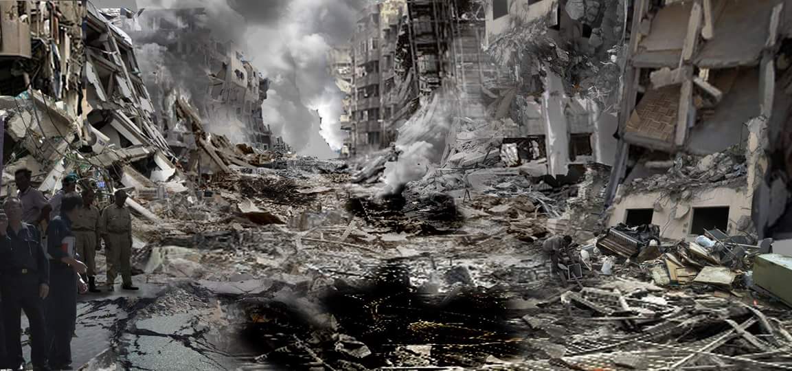 Shin Godzilla concept art depicts the aftermath of Gojira's resurgence ...