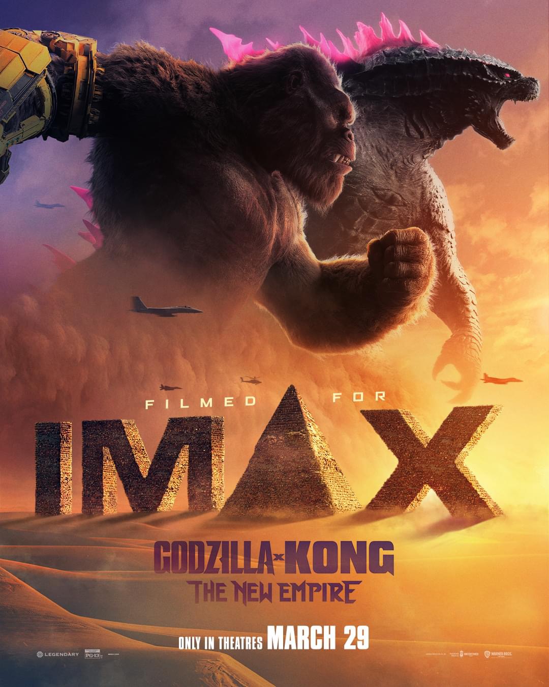 Warner Brothers share a variety of new Godzilla x Kong: The New Empire ...