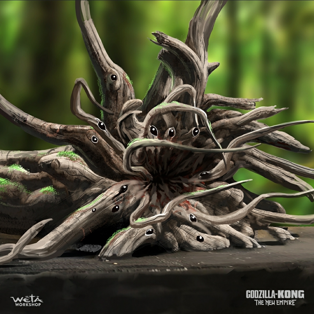 Official Godzilla x Kong (2024) Hollow Earth Creatures & Monsters ...