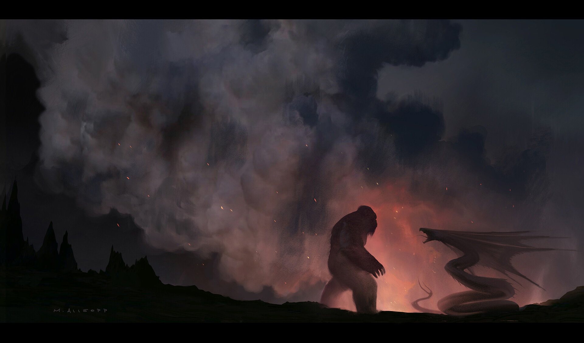 Stunning New Godzilla vs. Kong Concept Art Discovered